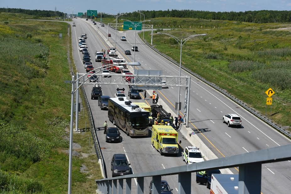 Mini carambolage sur l’autoroute 30 Est
