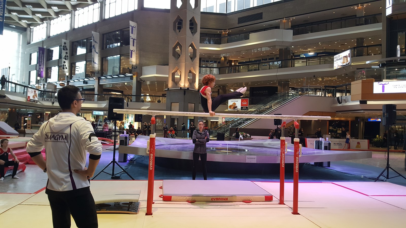 10 garçons du Club Gymini présents à La deuxième Coupe Québec