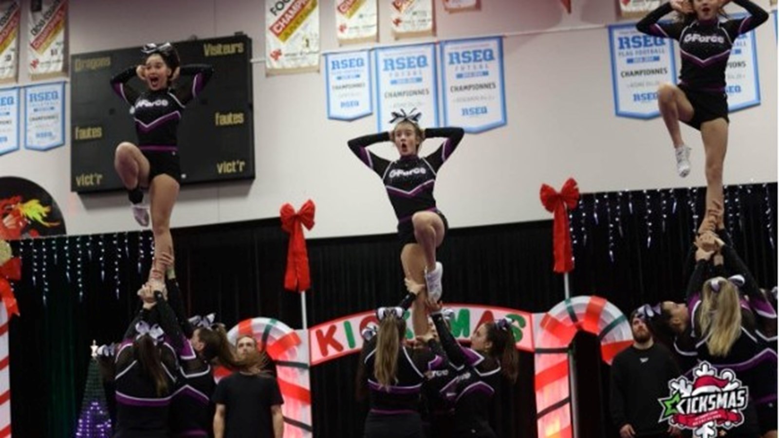 Un bon début de saison pour l'Association de cheerleading G-Force