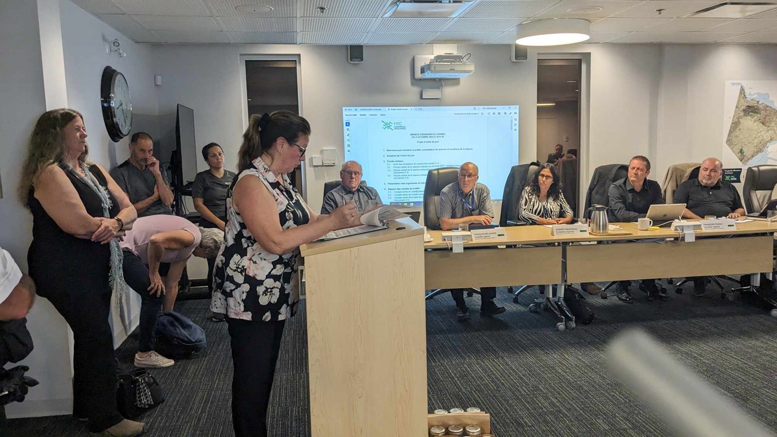 Saint-Télesphore's future composting platform receives attention at MRC board meeting