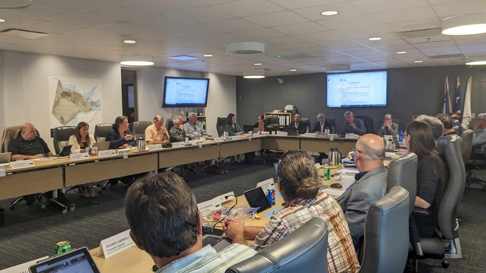 Saint-Télesphore's future composting platform receives attention at MRC board meeting