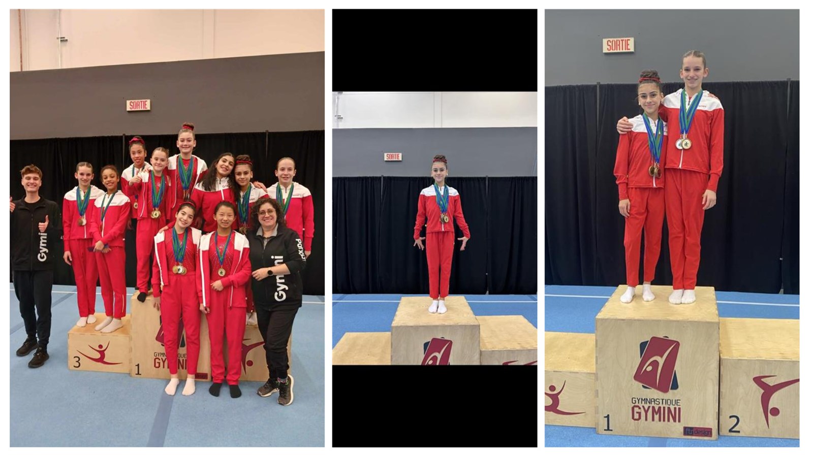 Gymini athletes put on a show at the Christmas Cup