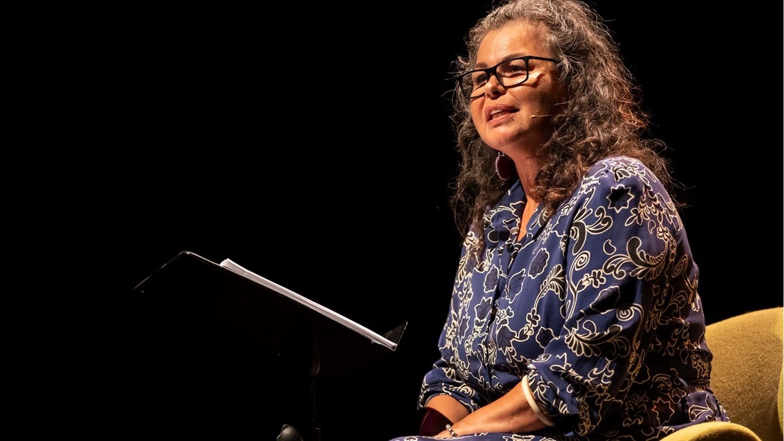 L'oeuvre de Michel Jean, Kukum, présentée sur la scène de la salle ...