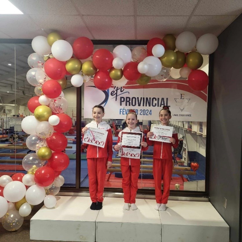 Club Gymini: proud of its results at the Défi provincial in February