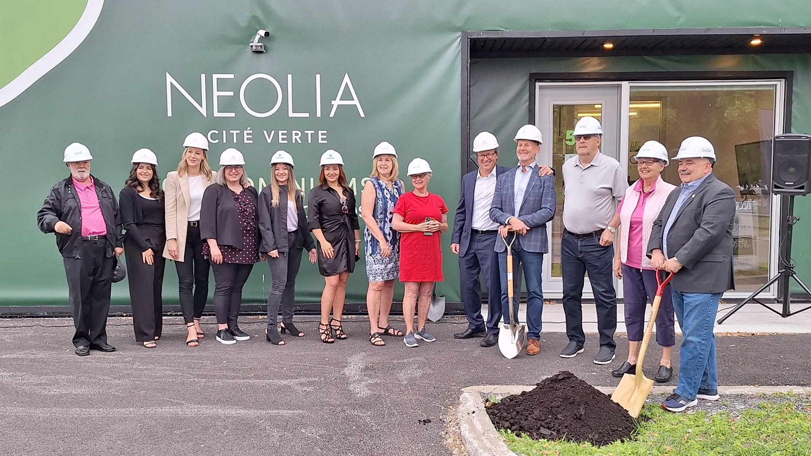 Groundbreaking ceremony for the Néolia project in Pincourt