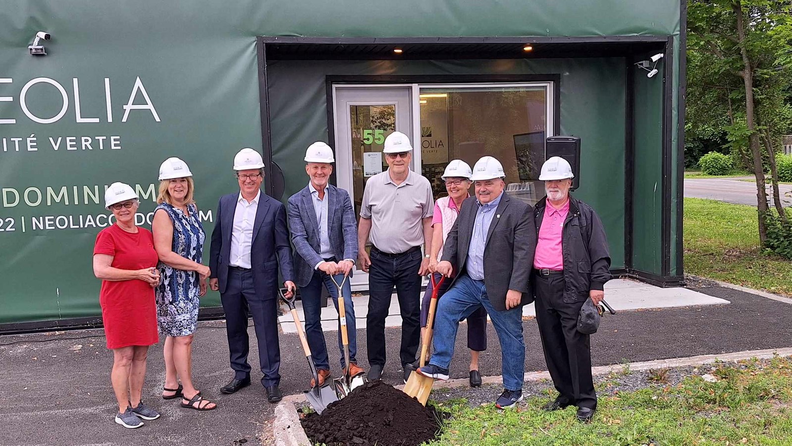 Groundbreaking ceremony for the Néolia project in Pincourt