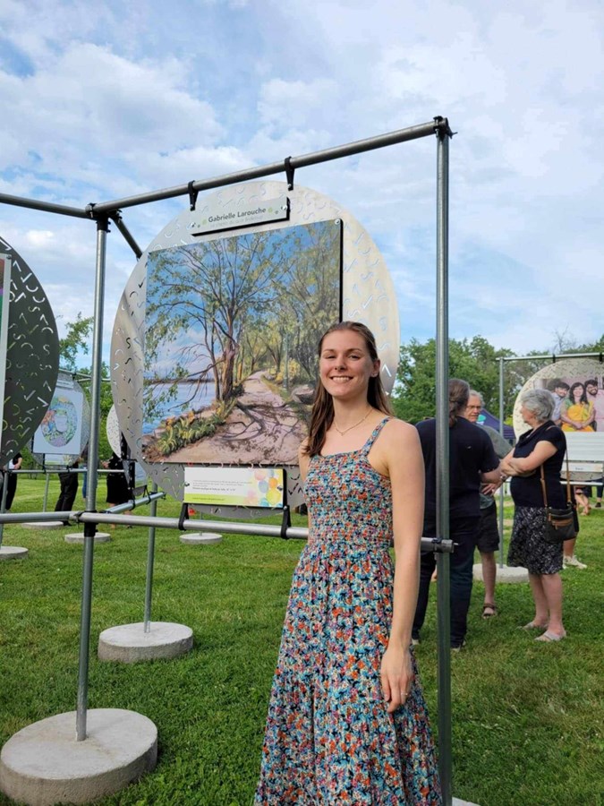 Gabrielle Larouche: une passionnée d'art qui n'a pas peur de sortir de ...