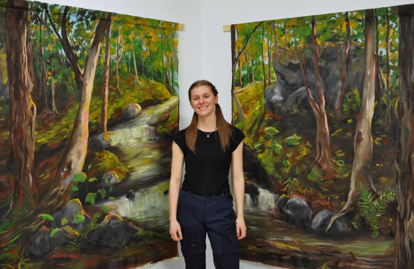 Gabrielle Larouche: an art enthusiast not afraid to step outside her ...