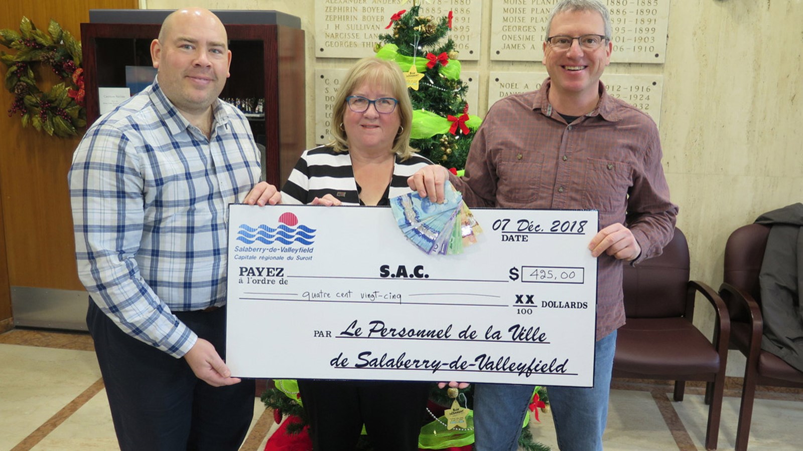 Un party de Noël sous le signe de la reconnaissance et du partage