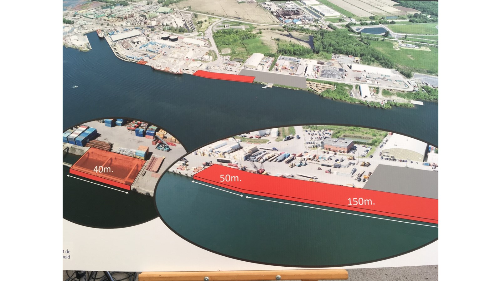 Un important chantier de 36 M $ de dollars à venir au Port de Valleyfield