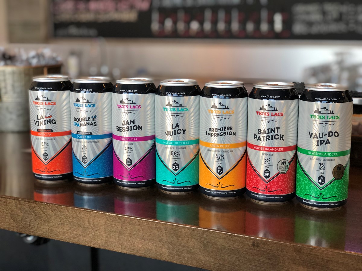 Cette année, offrez une bière de la Microbrasserie Trois Lacs en cadeau